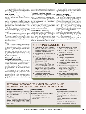 Page 55 - 2022/2023 Oklahoma Fishing & Hunting Regulations